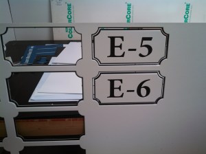 Custom Cut Condo Unit Numbers | megaprintinc